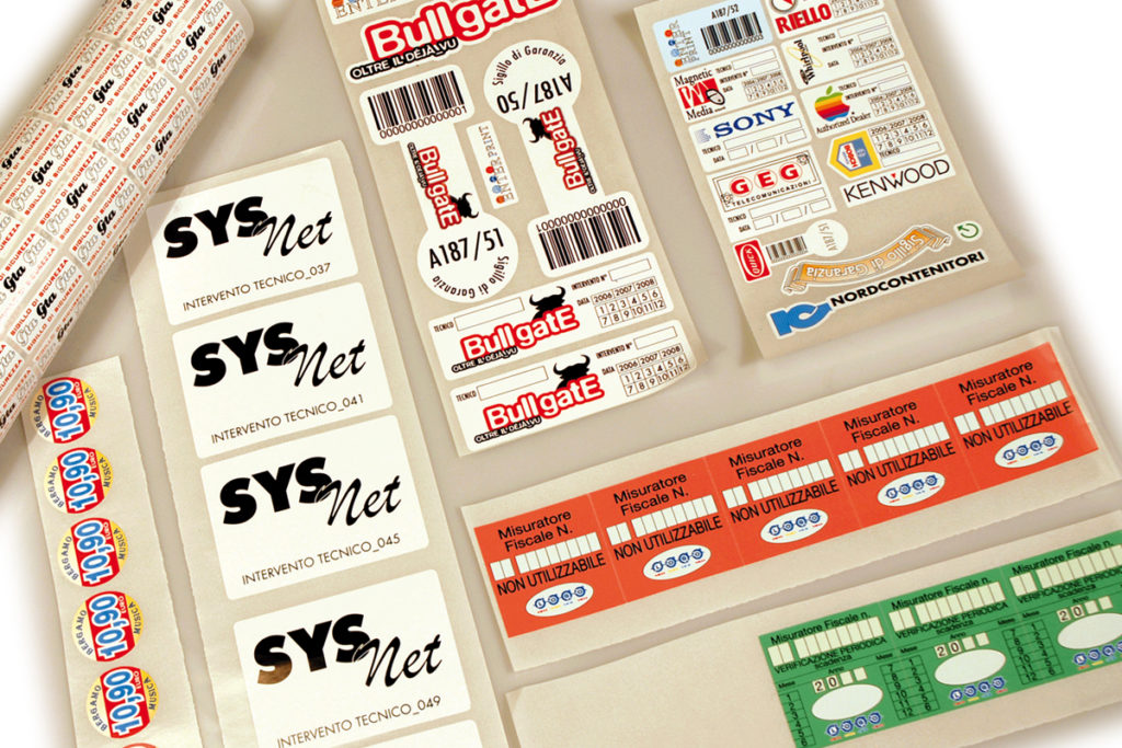 Ultra-destructible labels – security labels